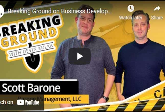 Barone Management :: Breaking Ground on Business Development with Scott ...